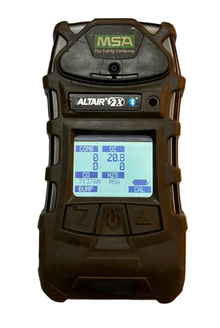 MSA ALTAIR 5X Bluetooth Gas Detector 4 Gas LEL O2 CO H2S Calibrated ...