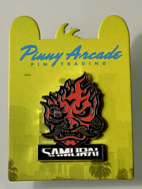 PINNY ARCADE PAX East 2024 Cyberpunk 2077 Samurai Pin CD Projekt Red ...