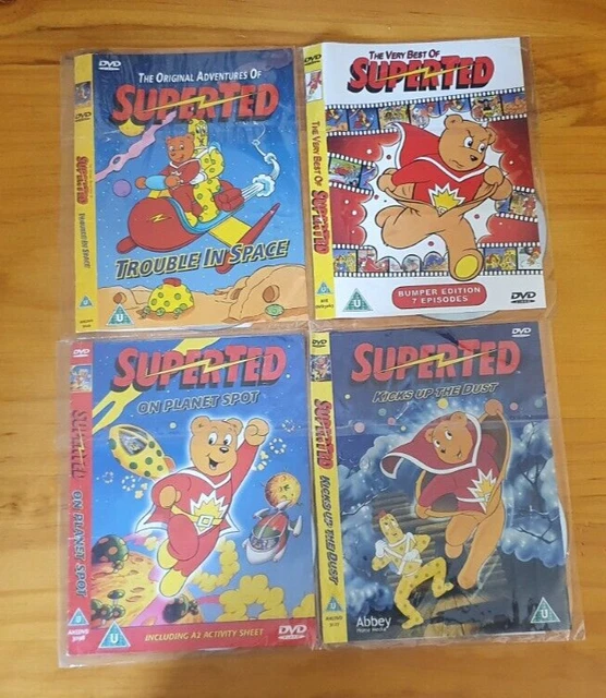 SUPER TED DVD Joblot Trouble In Space Very Best On Planet Spot Kick Up ...