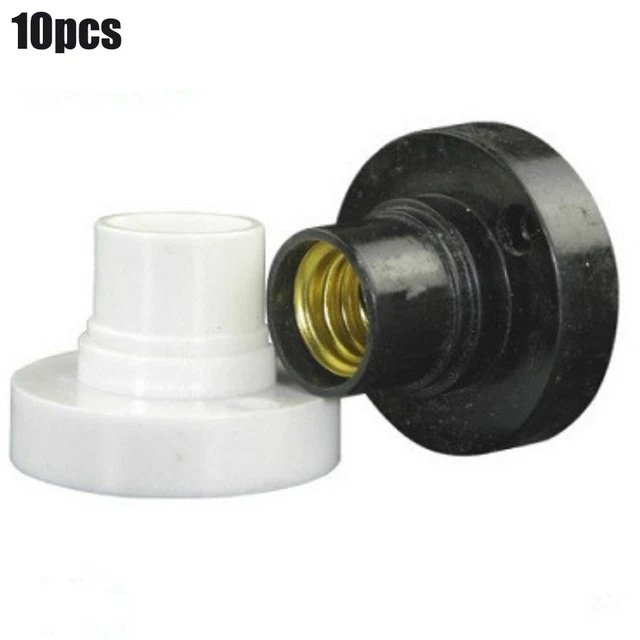 LIGHT BULB HOLDER Flame Edison Screw Cap PBT Replacement Socket Adapter ...