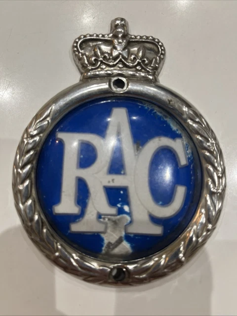 ROYAL AUTOMOBILE CLUB 1960s Vintage Car Badge RAC Classic Grille £16.32 ...