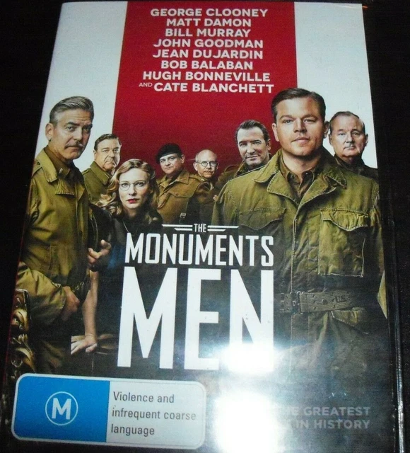 MONUMENTS MEN (GEORGE Clooney Matt Damon)(Australian Region 4) DVD ...
