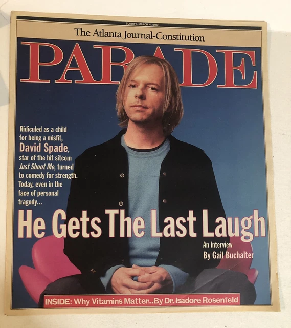 MARCH 4 2001 Parade Magazine David Spade £3.07 - PicClick UK