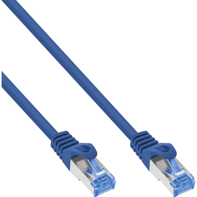 INLINE® PATCHKABEL, CAT.6A, S/FTP, TPE (LSZH), CCA, blau, 10m EUR 12,08 ...