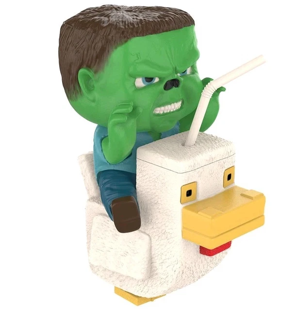 MINECRAFT MOVIE CHICKEN Jockey Drink Cup & Popcorn Bucket NEW | Cinema ...