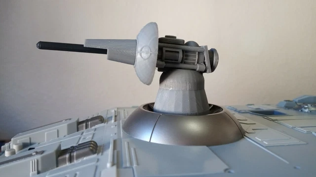 STAR WARS HASBRO 2008 Clone Wars Turbo Tank Parts - Center Turret - 3D ...