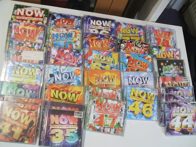 NOW THAT&S WHAT I Call Music 38x CD Job Lot No.s 35, 41,44,46, 47,Xmas ...