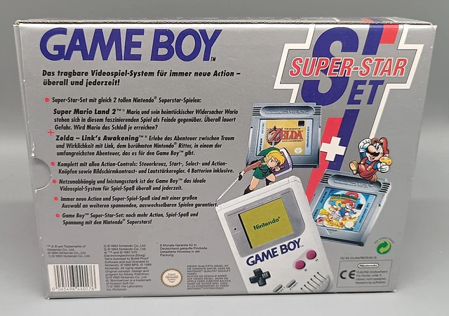 NINTENDO GAME BOY Super Set Zelda + Mario OVP CIB + Acryl Box - Schöner ...