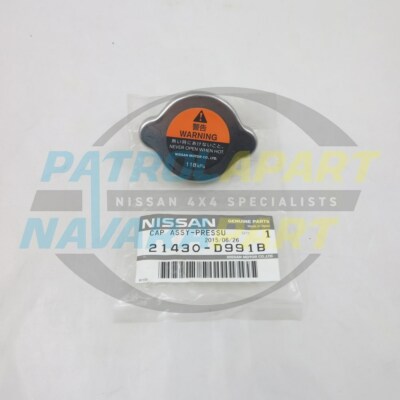 GENUINE NISSAN PATROL GQ & GU TB48 & Y62 VK56 118Kpa 1.2 Radiator Cap ...