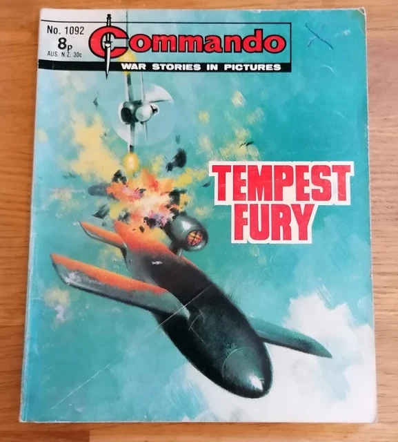 COMIC - CLASSIC Commando War Comic Issue No #1092 Tempest fury EUR 3,65 ...