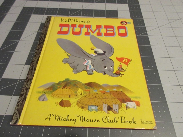 WALT DISNEY'S DUMBO Little Golden Book Mickey Mouse Club Book 25c £6.65 ... WALT DISNEY'S DUMBO Little Golden Book Mickey Mouse Club Book 25c £6.65 ...