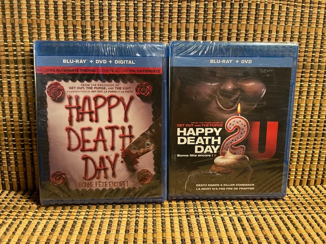 HAPPY DEATH DAY 1&2 (4-Disc Blu-ray/DVD)2U.Horror/Comedy $20.99 ...