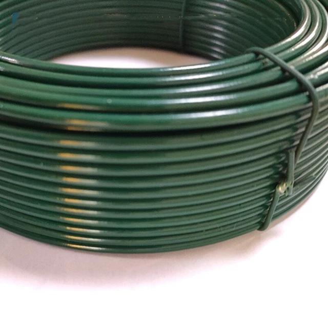25-100M ROLL HEAVY Duty Wire Galvanised Pvc Coated Garden Fencing Green ...