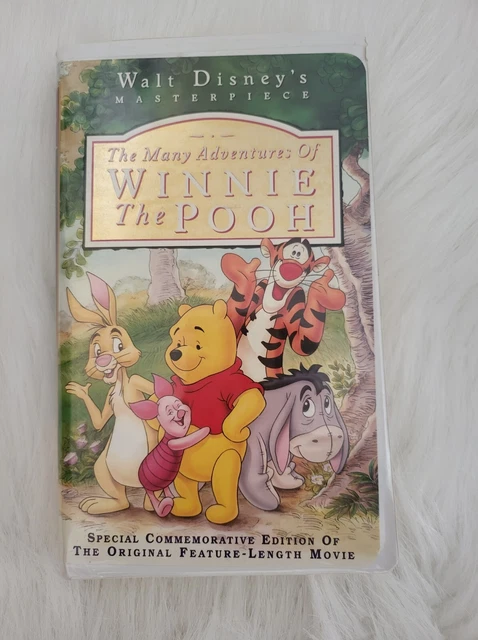 THE MANY ADVENTURES of winnie the pooh (VHS)* Walt Disney Clamshell £4. ...