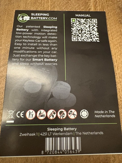 SLEEPING BATTERY CR2032 Anti-Theft Smart Key Fob Cells – Brand New - 2 ...