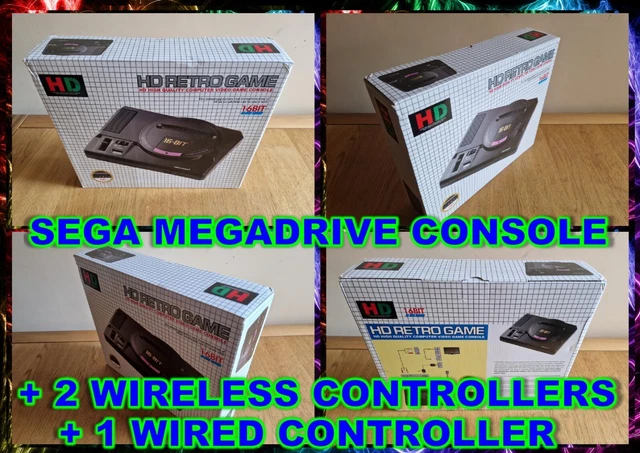 SEGA MEGADRIVE HD HDMI Video Game Console - Boxed Opened/Never Used £84 ...