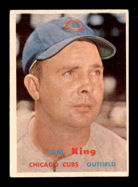 1957 TOPPS #186 Jim King VG/VGEX X2960962 EUR 4,10 - PicClick FR