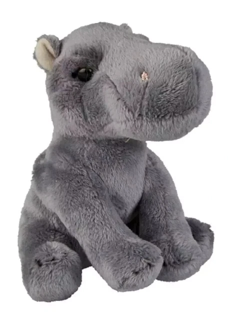 RAVENSDEN SOFT TOY Hippo Plush 15CM- FRS007HP Fun Play Cuddly Realistic ...
