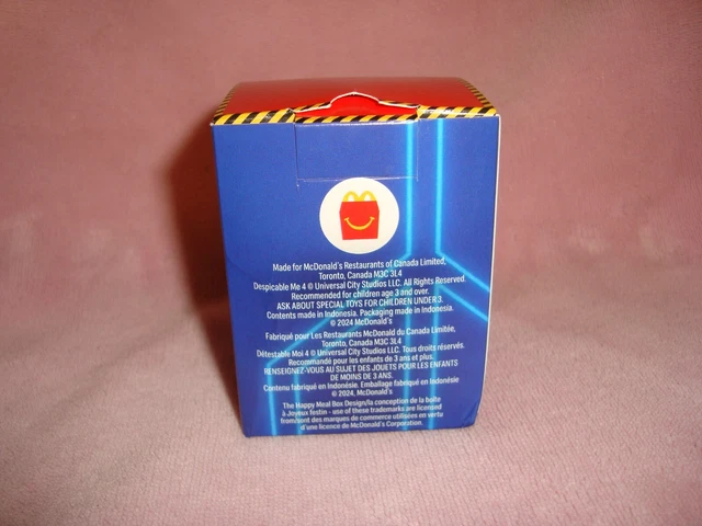 2024 MCDONALDS DESPICABLE Me 4 Pit Crew Ron Minion in box $9.99 ...