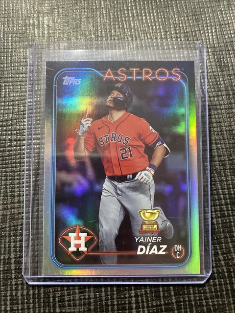 2024 TOPPS SERIES 1 Yanier Diaz feuille arc-en-ciel Houston Astros EUR ...