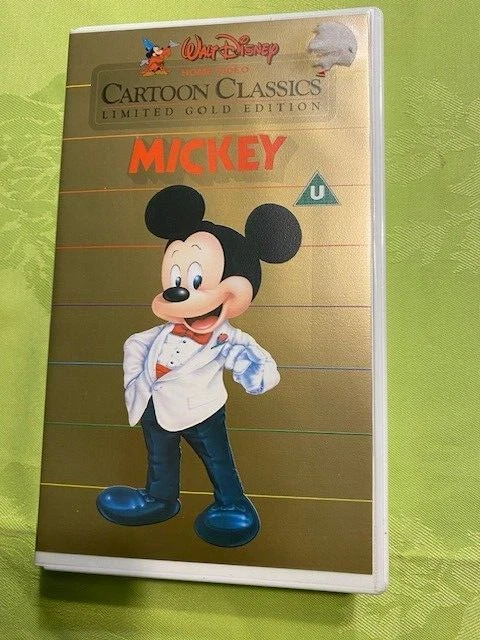 WALT DISNEY CARTOON Classics. Limited Gold Edition. MICKEY Mouse VHS ...