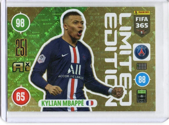 Kylian Mbappe Panini Adrenalyn Xl Fifa 365 2021 Limited Edition £3 95