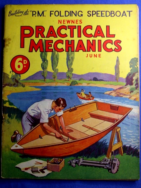 NEWNES PRACTICAL MECHANICS Magazine June 1937 incl. Building a P.M ...