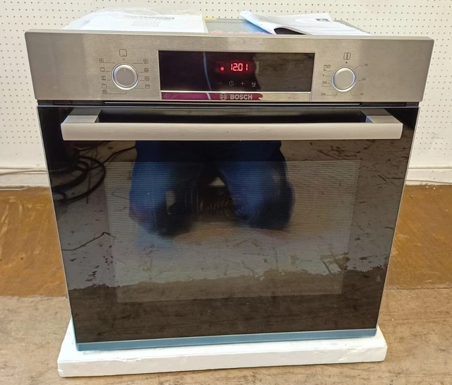 BOSCH HBS573BS0B SERIES 4 Pyrolytic Electric Single Oven Stainless ...