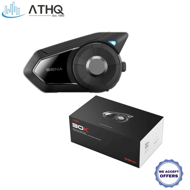 SENA 30K-03 MOTORCYCLE Bluetooth Communication System with Mesh ...