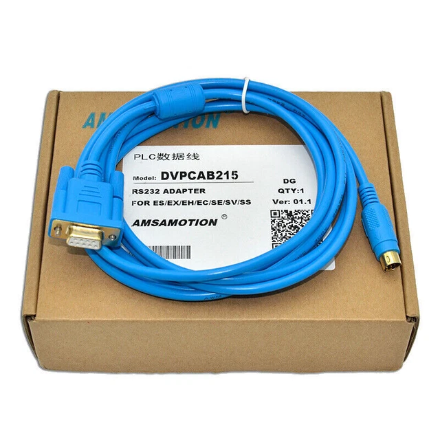 FOR DELTA PLC programming cable DVP download line RS232 interface ...