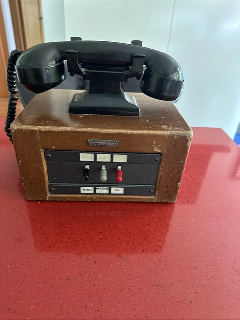 ANTIQUE VINTAGE DICTOGRAPH Telephone Switchboard Master 3 Station ...