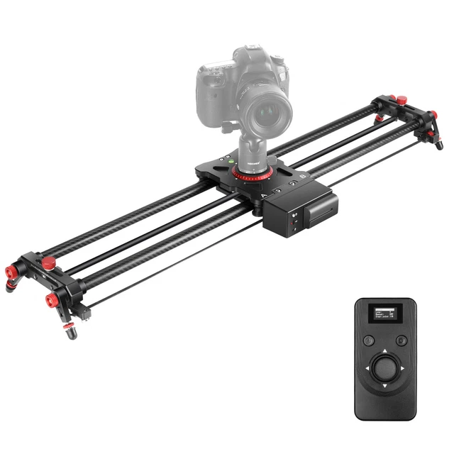 NEEWER MOTORIZED CAMERA Slider Wireless Control Carbon Fiber Track Rail ...