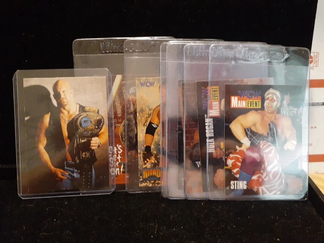 LOT OF 9 WWF/WCW/NWO Wrestling Promo Cards....very RARE $25.00 - PicClick