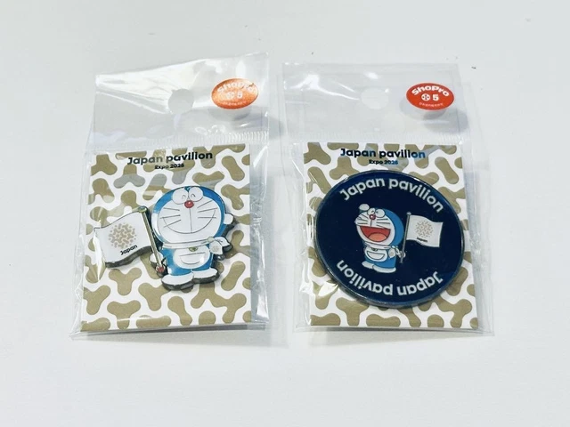 OSAKA EXPO 2025 Japan Pavilion Doraemon Pin Badge Set of 2 $91.23 ...
