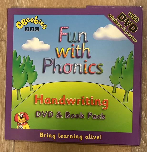 LEARN AT HOME: Fun with Phonics: Handwriting Pack (DVD and Book Pack) £ ...