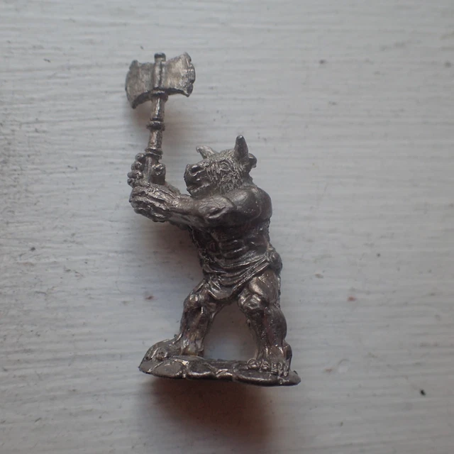 CITADEL WARHAMMER CLASSIC 80s pre-slotta Fiend Factory FF17 Minotaur £8 ...