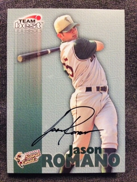 1999 TEAM BEST Jason Romano carte autographe auto état neuf EUR 2,76 ...