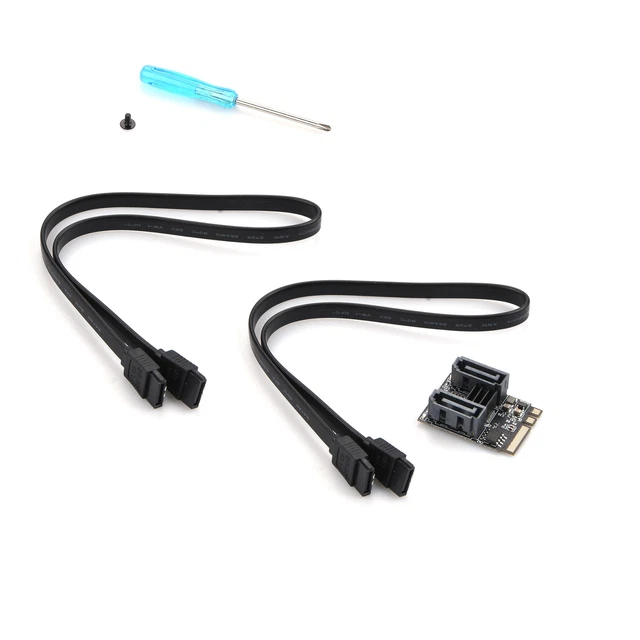 M2 TO SATA3.0 Expansion Card WiFi M.2 (A+E Key) to SATA Hard Disk ...
