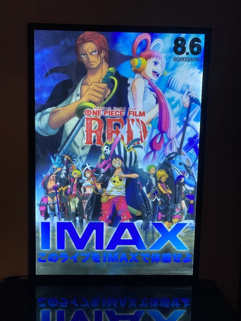 ONE PIECE FILM Red (2022) Imax Ver. Promotional Poster for lightbox. £139.80 - PicClick UK