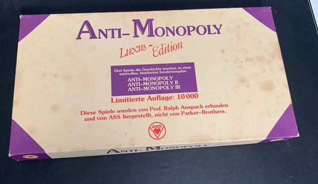 ANTI-MONOPOLY 3X SPIELE Limited Luxus Edition Nr. 797 ASS Altenburger ...