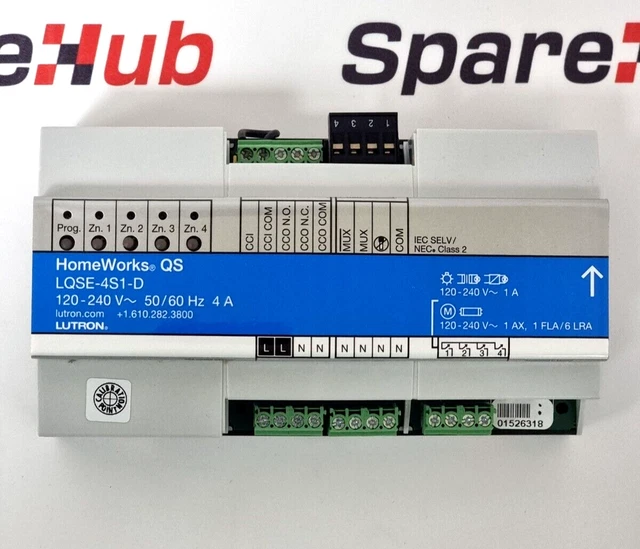 LUTRON HOMEWORKS QS LQSE-4S1-D Switching Power Module $399.00 - PicClick