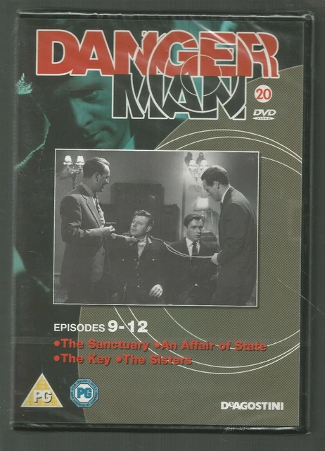 DANGER MAN - EPISODES 9-12 - PATRICK MCGOOHAN UK REGION 2 DVD - sealed ...