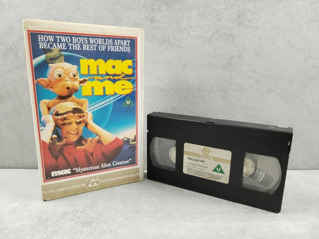 MAC AND ME VHS Video Big Box Ex Rental Cert U Guild Vintage Free P&P ...