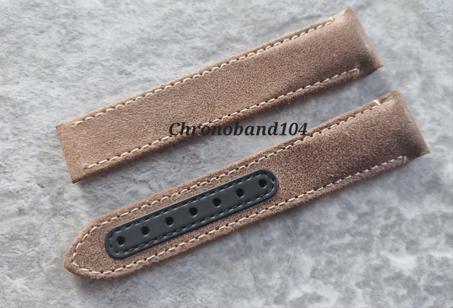 GENUINE OEM OMEGA Speedmaster Dark Side of The Moon 21/18mm Brown ...