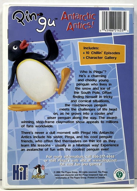 PINGU ANTARCTIC ANTICS! DVD Tested Good Condition Animated Cartoon rare ...