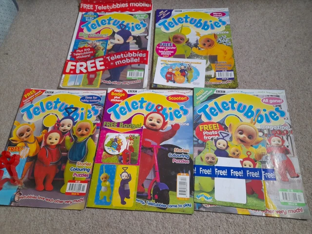 TELETUBBIES MAGAZINE X5 Issues:12/13/14/15/16 From 1990'S £16.99 ...