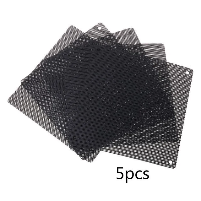 COMPUTER DUST FILTER Computer Fan Filters Cooler PVC Black Dustproof ...