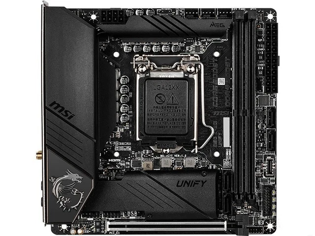 MSI MEG Z490I Unify Mini-ITX Motherboard LGA1200 DDR4 Used £388.37 ...
