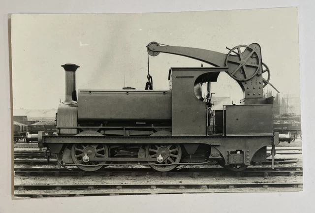 LMS RAILWAY LOCOMOTIVE Photograph - Nlr With Crane Bow Works 1178 £2.99 ...