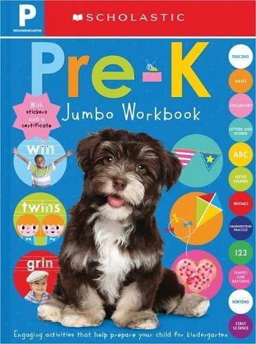 SCHOLASTIC PRESCHOOL JUMBO Workbook- Scholastic Early Learners (Jumbo ...